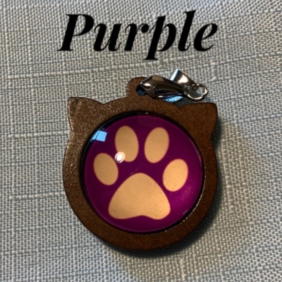 Hand Crafted | Jewelry | Nwt Handmade Cat Face Shaped Pendants W Paw ...